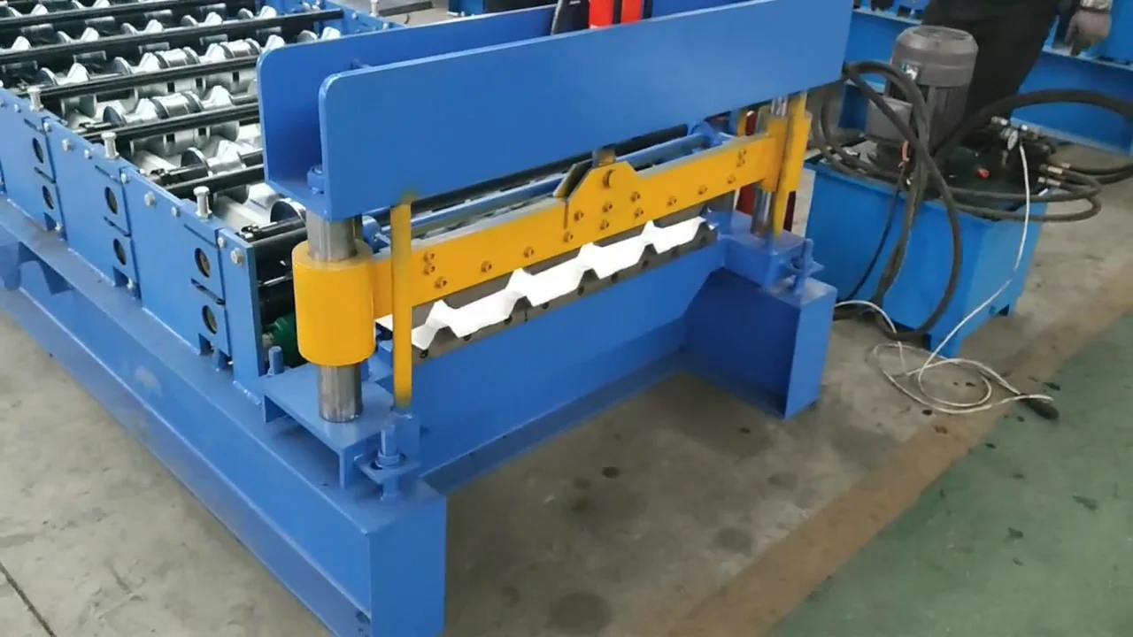 High Performance Ibr Roof Sheet Making Machine Trapezoidal Roof Tile ...