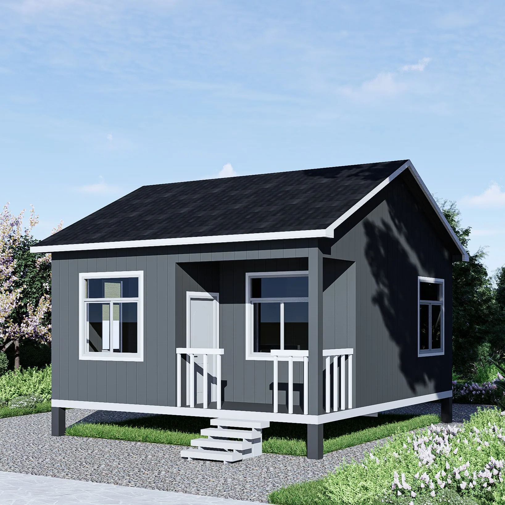 Ready to Ship Container Cabin Kit - Prefab Houses for Apartments