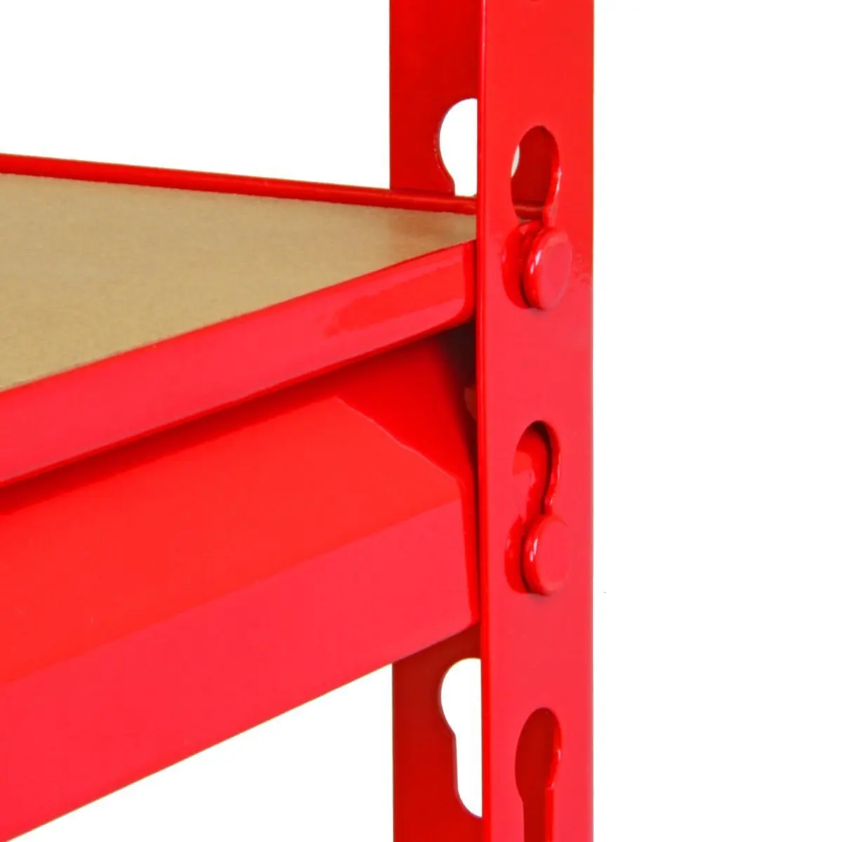 Heavy Duty Boltless Rivet Shelving Steel Shelf Racking Iron Storage ...