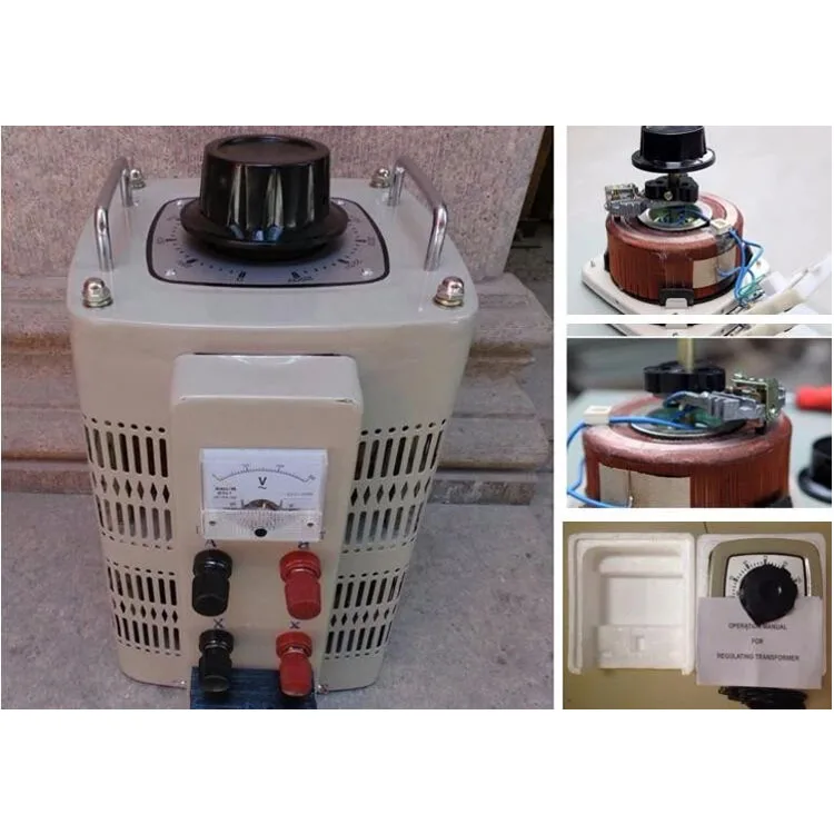 Three Phase TSGC2-1.5K 3K 6K 9KVA 380V Manual Variac Transformers