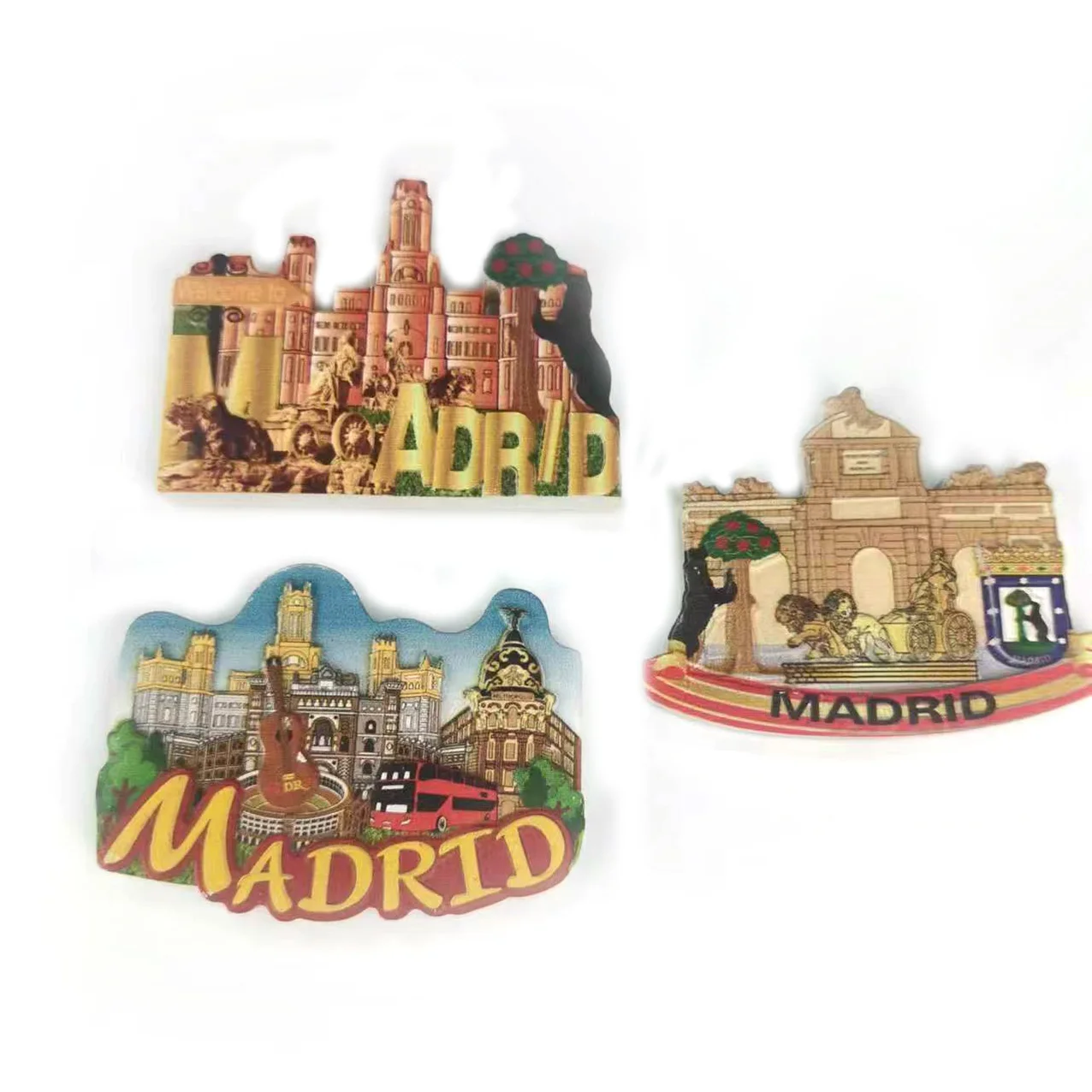 Wholesale Custom Resin Country City Spain Tourist Souvenir Madrid ...