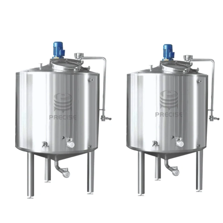 2000l Liter Stainless Steel Double Jacketed Mixing Tanks For Liquid ...