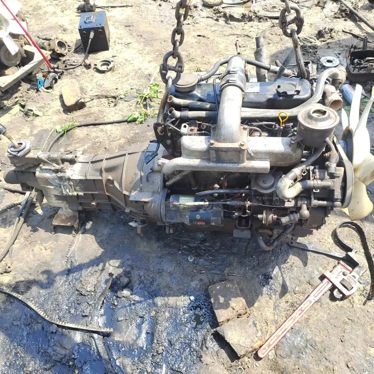 Second Hand Complete Nissan QD32 Turbo Diesel Engine