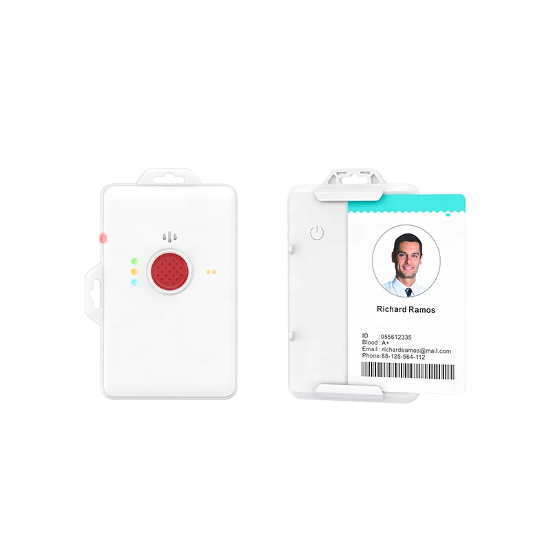 Lora LoRaWAN IP67 Waterproof Smart Badge SOS One-Touch East-to-press Button Personnel Safety ...