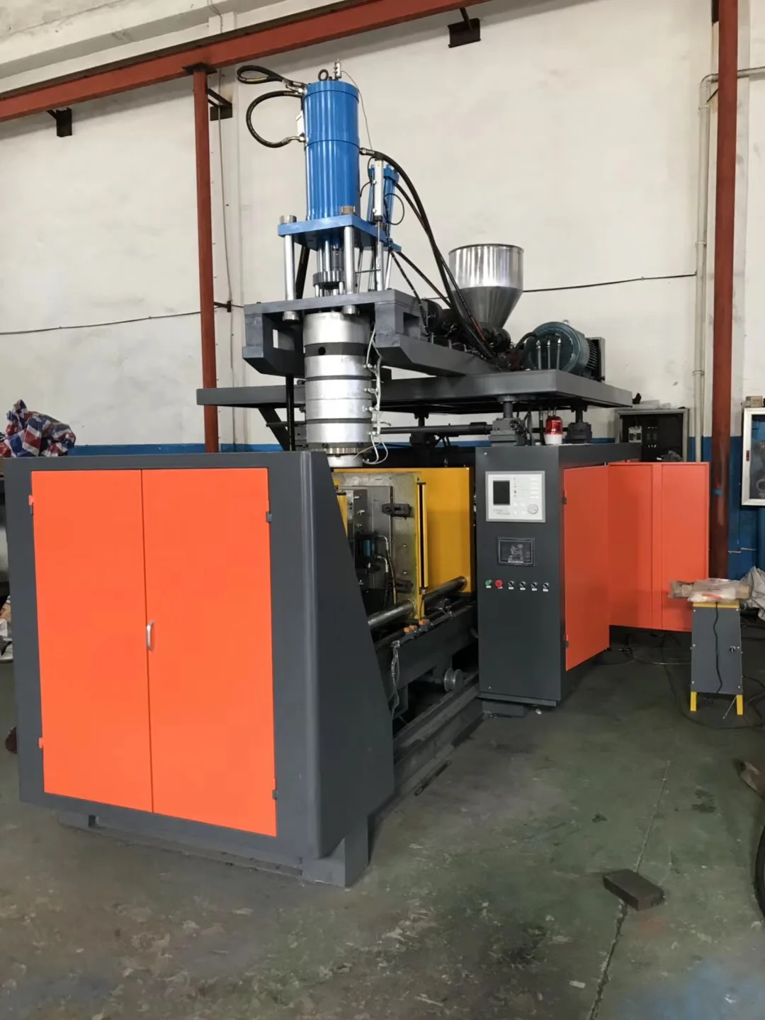 Extrusion Plastic Blowing Moulding Machine Fully Automatic High Speed Extrusion Blow Molding ...