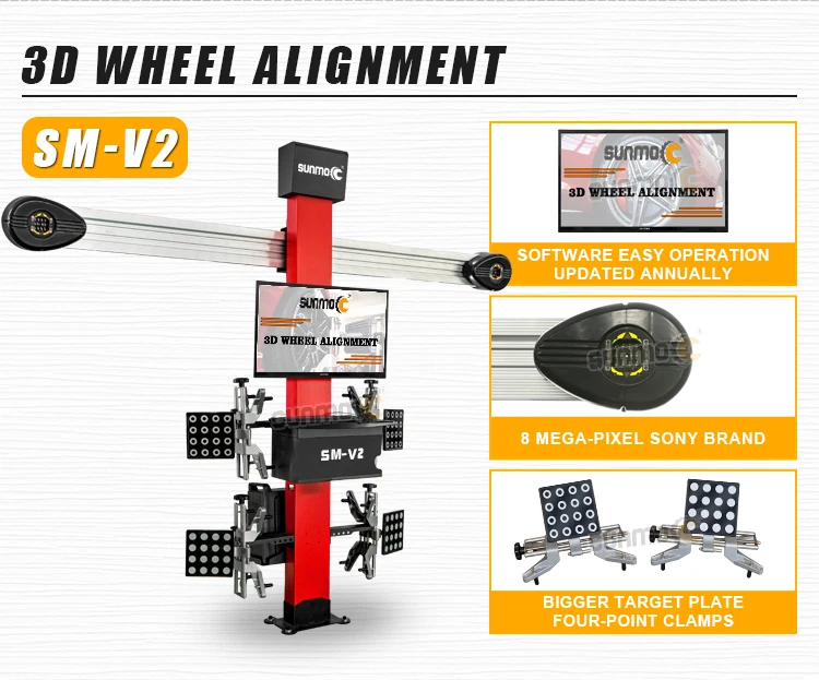 Sunmo Ccd Wheel Aligner Wheel Alignment Machine - Buy Cheap 3d Car ...