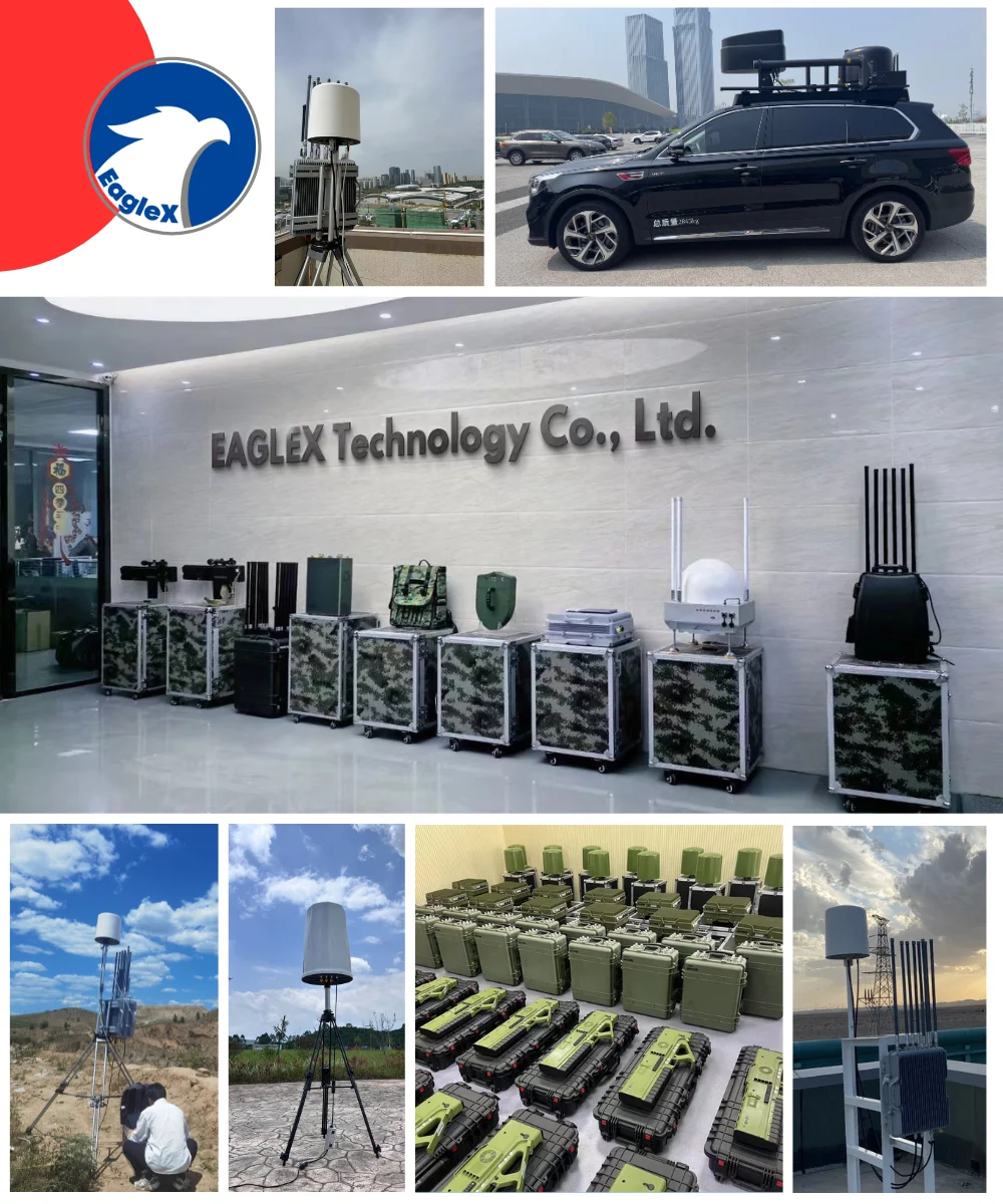 Fixed Drone Detector 3 10km Distance Fpv Uav Passive Detection Omnidirectional Full Band 400mhz