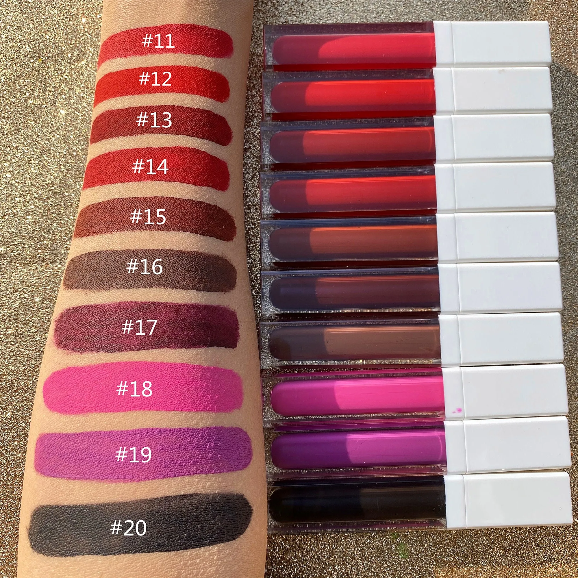 New Arrival Wholesale Private Label Makeup Liquid Lipstick Lipgloss ...