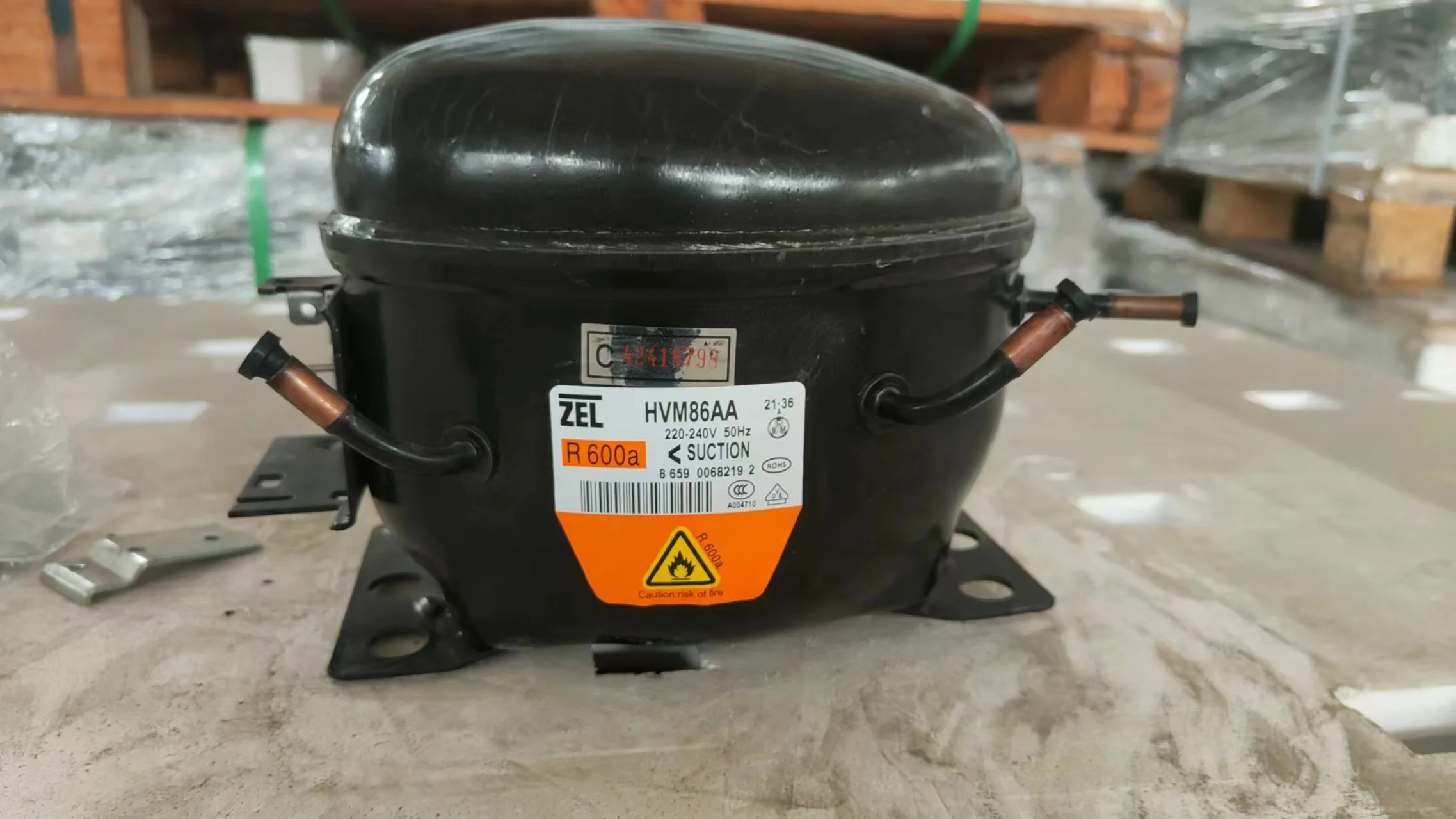 Lbp 1/7hp Hermetic Refrigeration Refrigerator Compressor Hvm86aa 220-240v 50hz R600a - Buy Lbp 1 ...