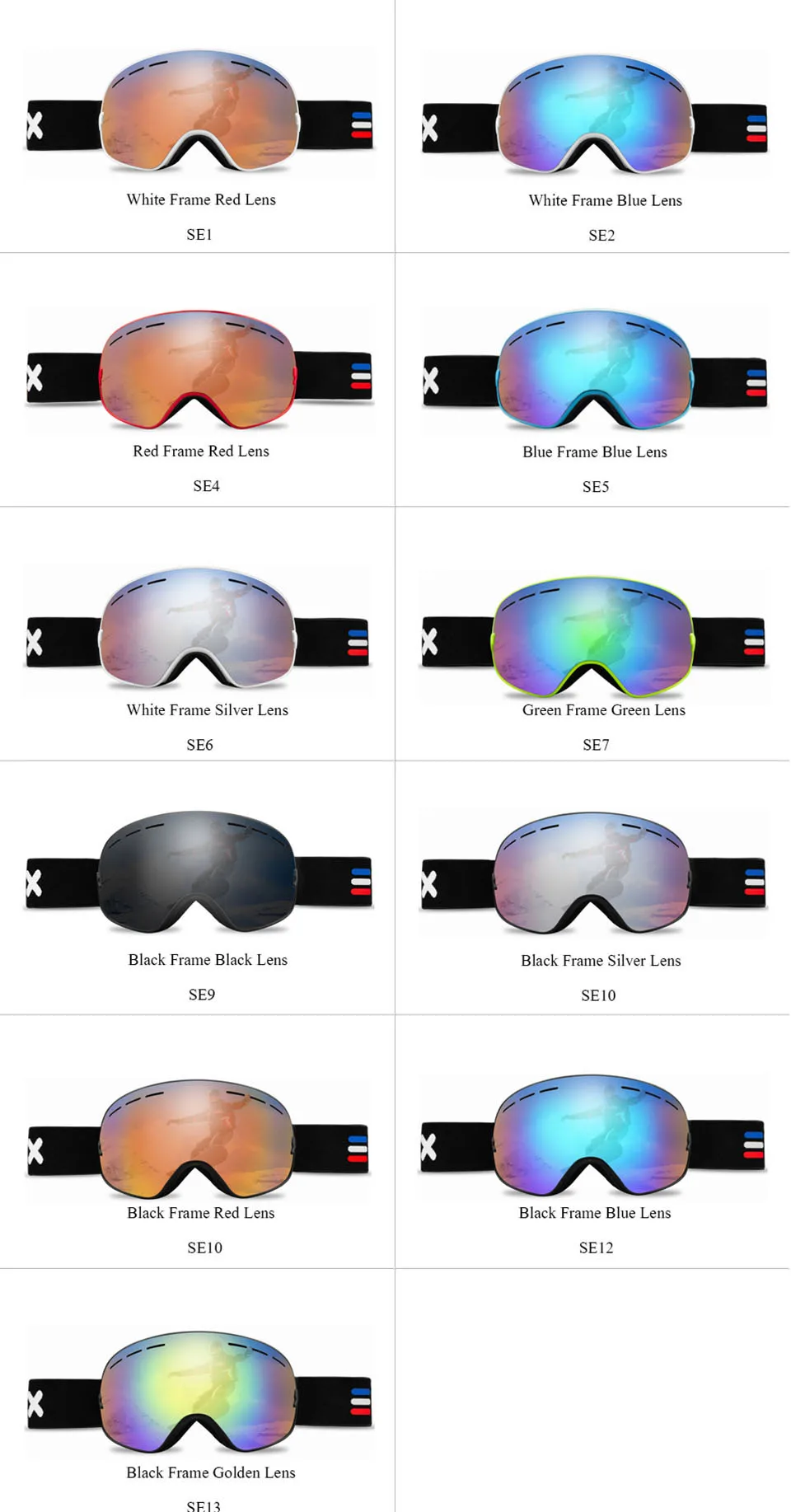 KENBO Ski Goggles - Anti Glare, Anti Fog, UV400 Protection