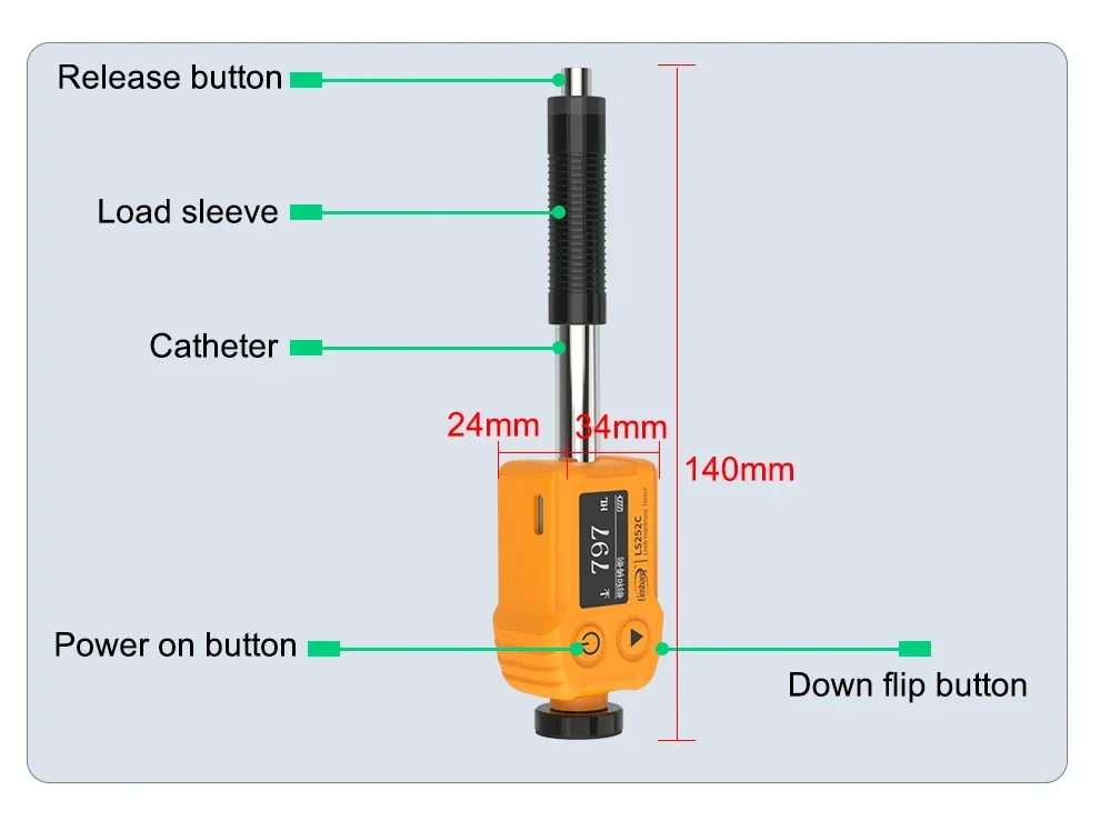 Ls252c Precise Leeb Hardness Tester Sclerometer Testing Machine - Buy ...