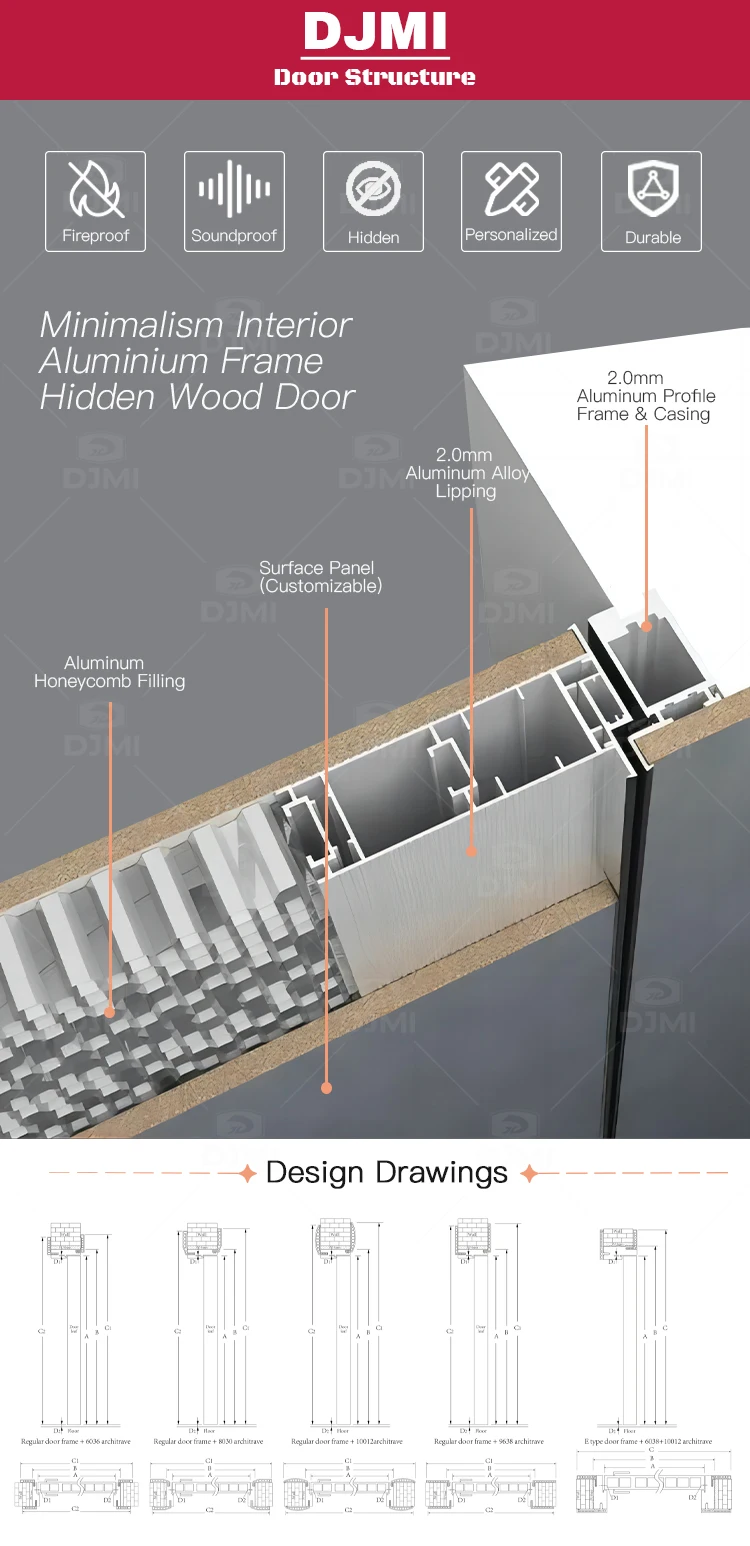 Modern Hidden Frame Interior Doors - Stylish & Durable