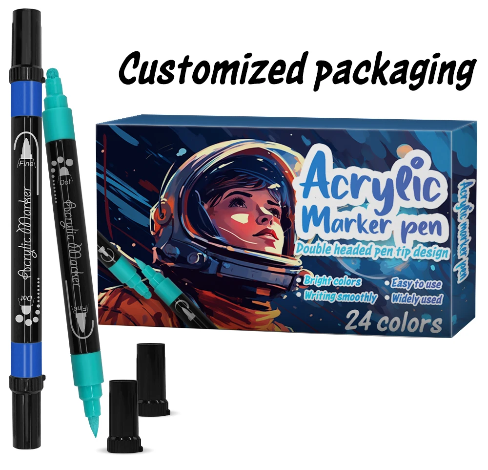 KHY Custom Non Toxic Water-Based Ink Stone Art Marker Set