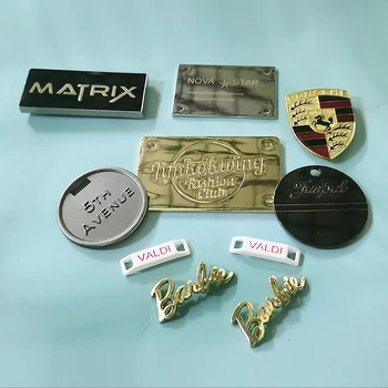 Custom 3d Metal Clothing Logo Hijab Sewing Tag Small Letter Labels Zinc ...