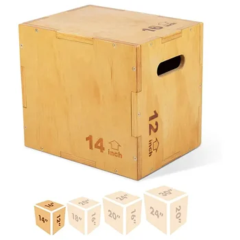 Factory Customized Wooden Plyo Box,Easy-to-assemble Plyometric Box For ...