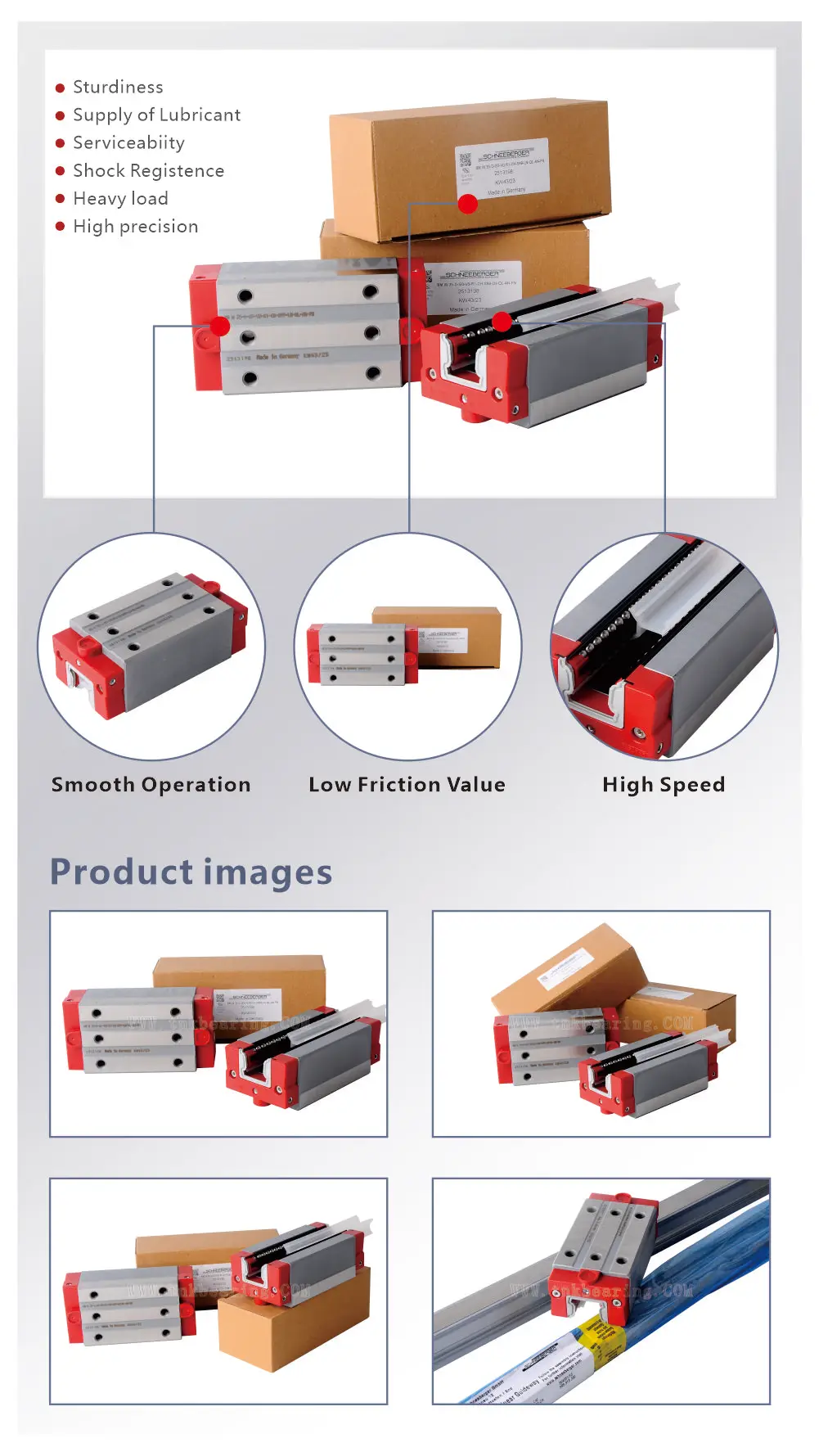Schneeberger Linear Slide Block Slides Blocks Guides Guide Motion ...