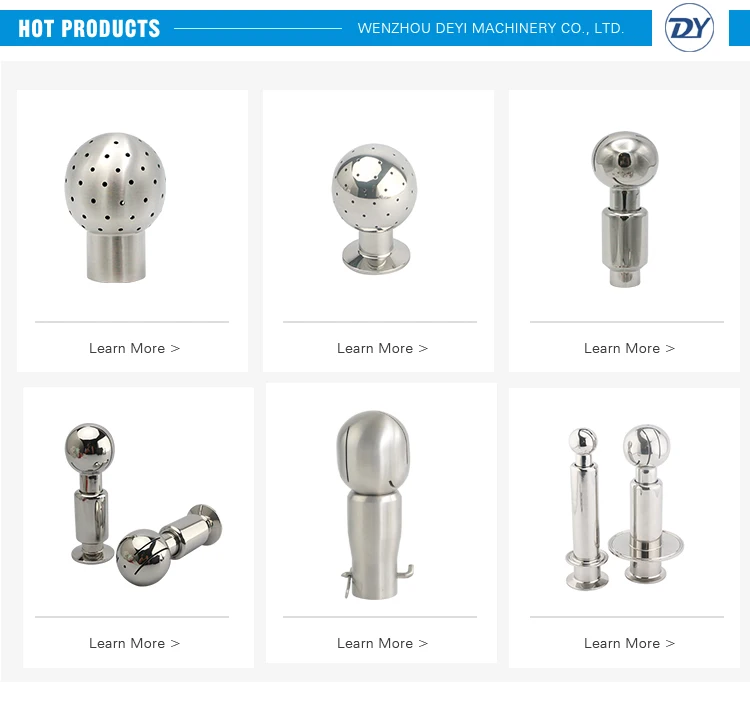 38mm Cip Ball Sanitary Stainless Steel Welding Rotating Spray Cip Ball ...