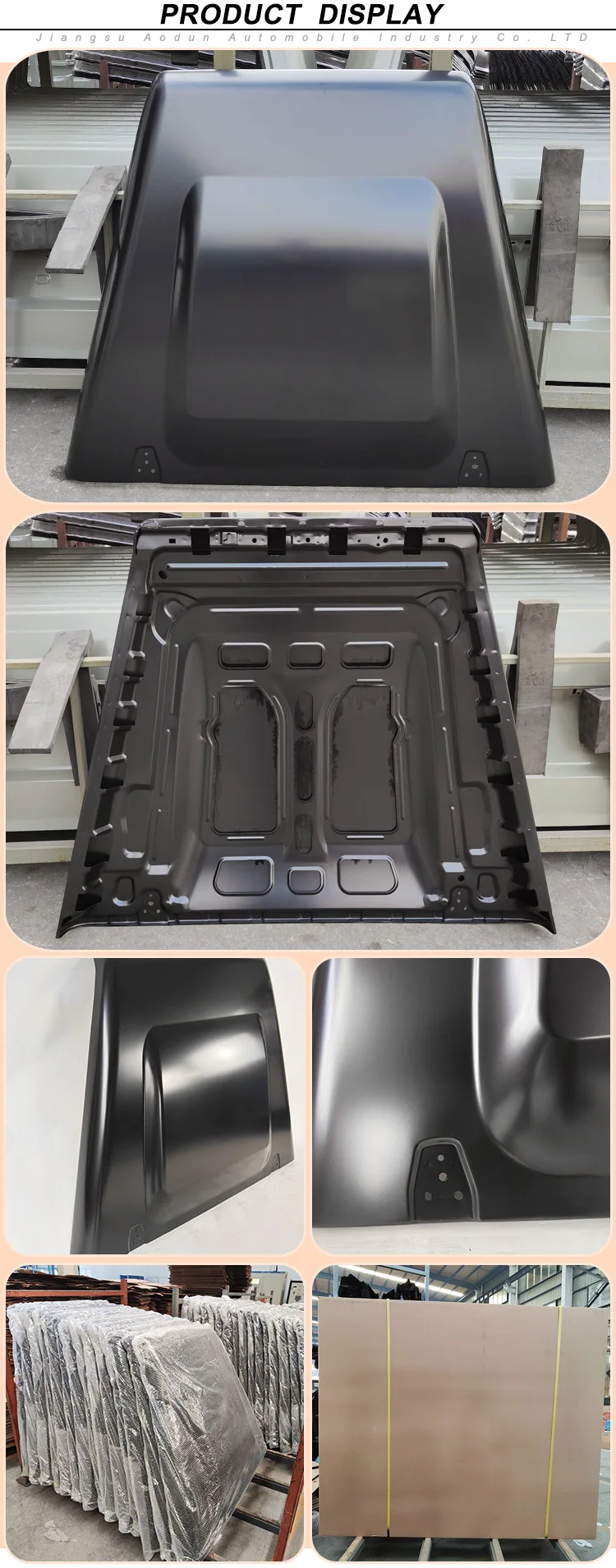 OEM Puma Style Steel Front Engine Hood for Land Rover Defender