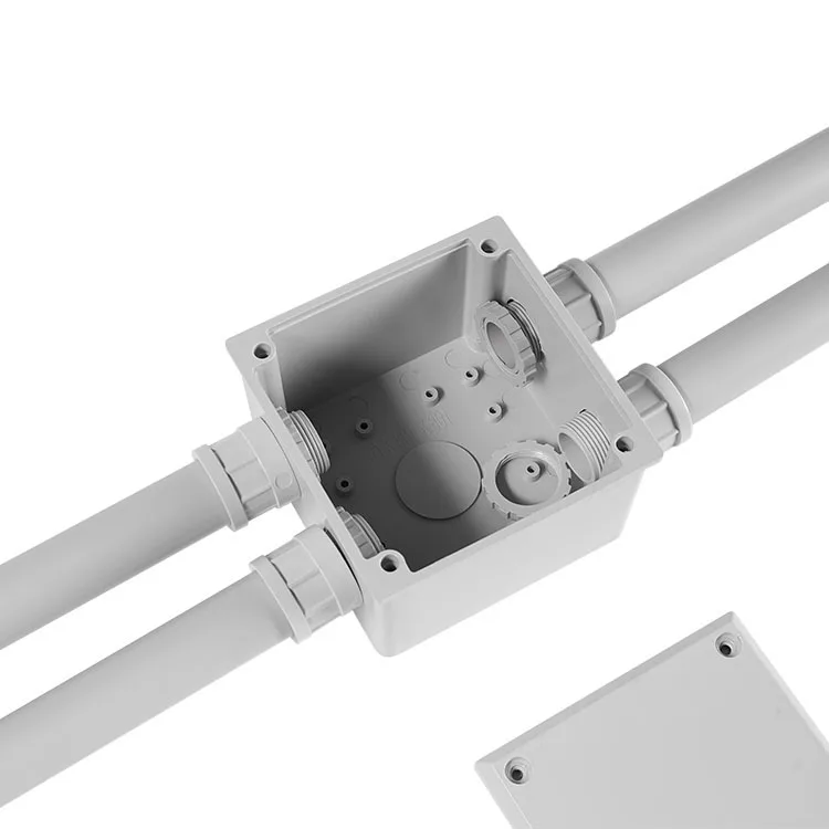 Electrical Plastic Pvc Molded Junction Box Indoor Outdoor Use - Buy ...