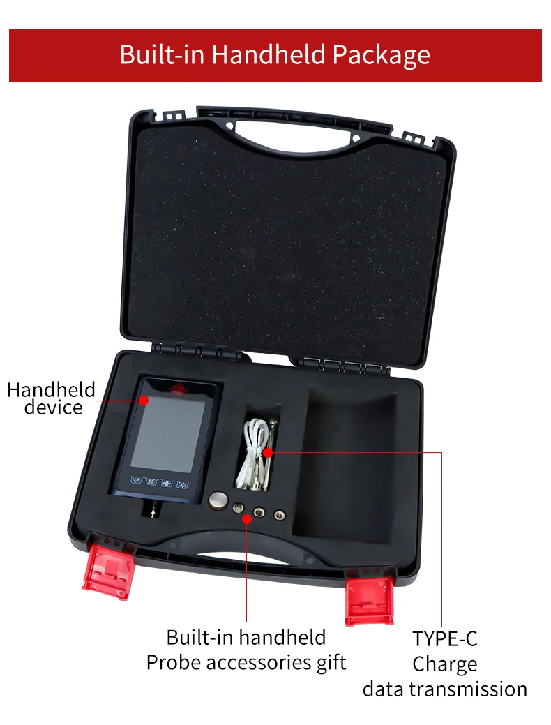 Portable Force Gauge Digital Hand Dynamometer Measuring Instrument ...