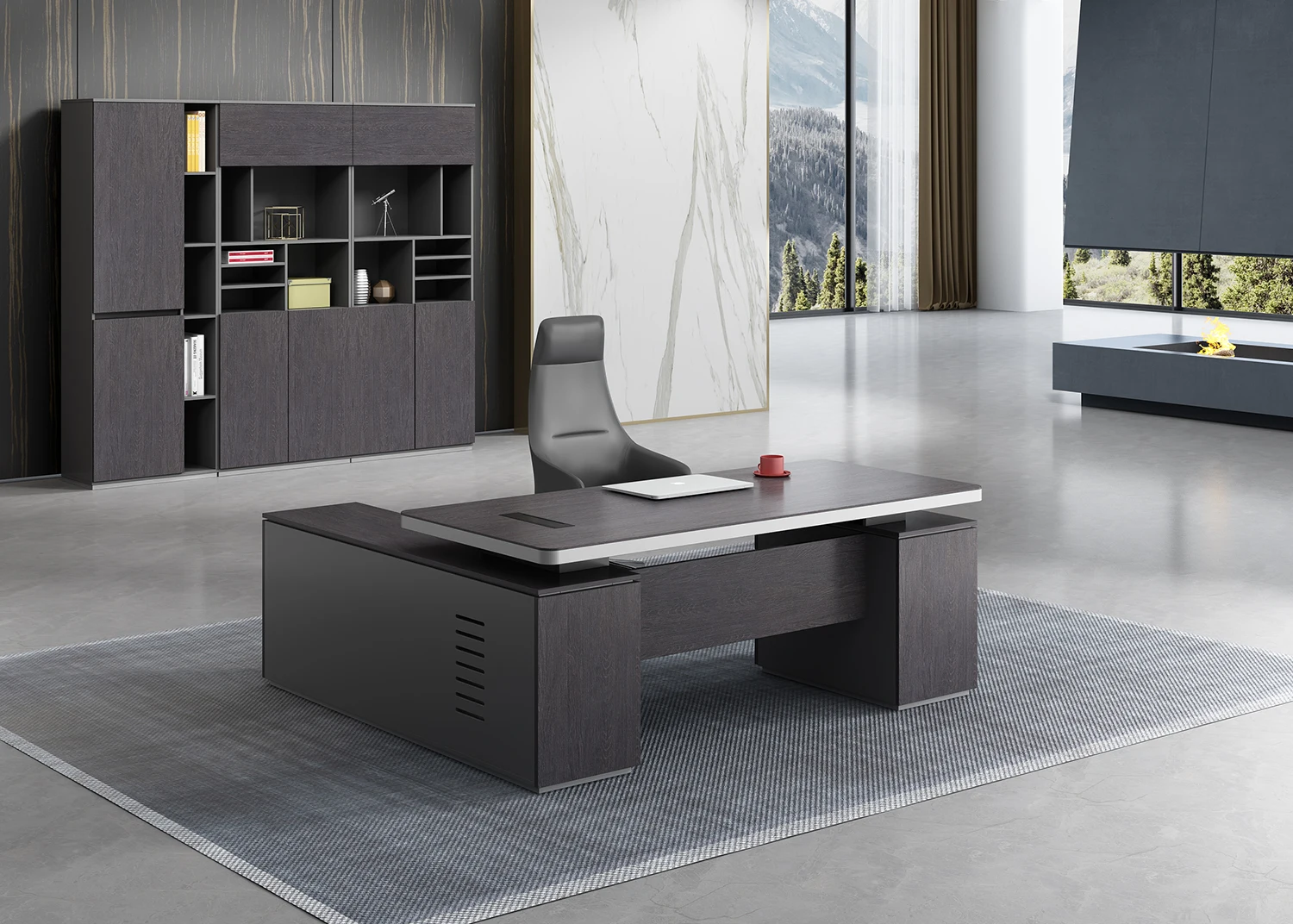 Best Modern Simple Office Table Design For Boss Executive | atelier ...