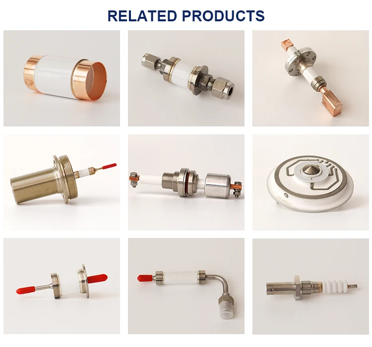 Vacuum Seal Feedthrough Connector Vacuum Flange Electrode Ceramic Seal ...