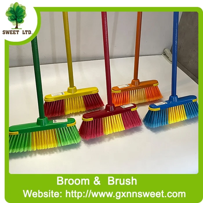 Wholesale Home Cleaning Sweeper Brooms with Broom Stick