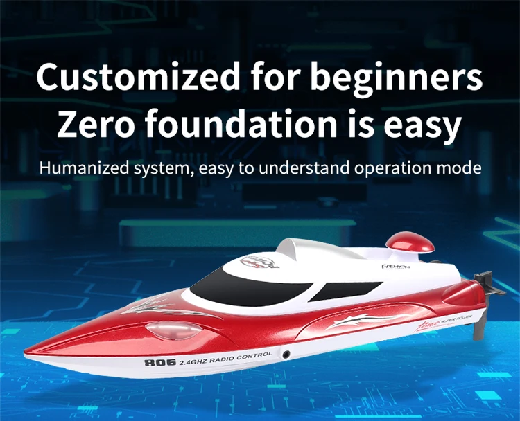 Children Flipped Omni-directional Rc Boat Toy 2.4g High Speed Boat Toy ...