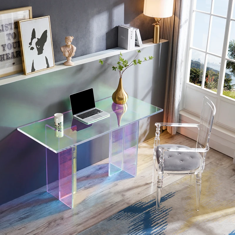 Acrylic Desk Acrylic Table Dazzle Computer Desk - Buy Acrylic Desk ...