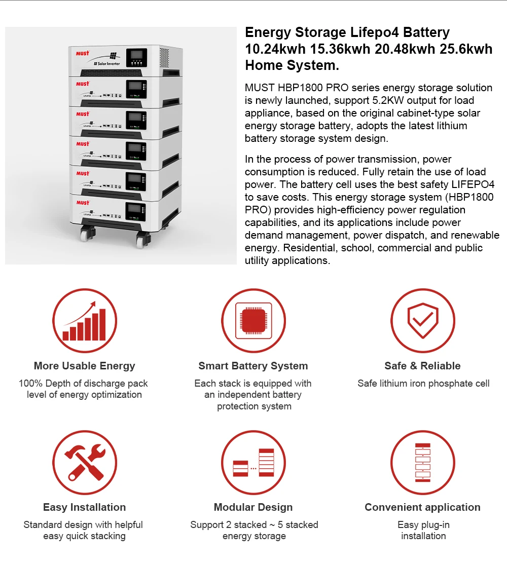 2022 Newest Model 5KW~25KW Stacked Inbuilt Batteriesall in One Solar ...