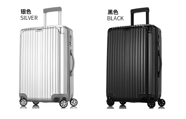 Classic Modern Aluminum Suitcase - Ideal for Business Travel