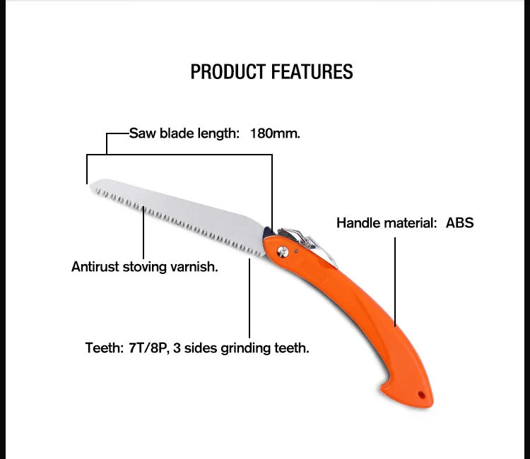 Backpacking Mini Hunting Portable Hand Saw Survival Folding Pocket ...