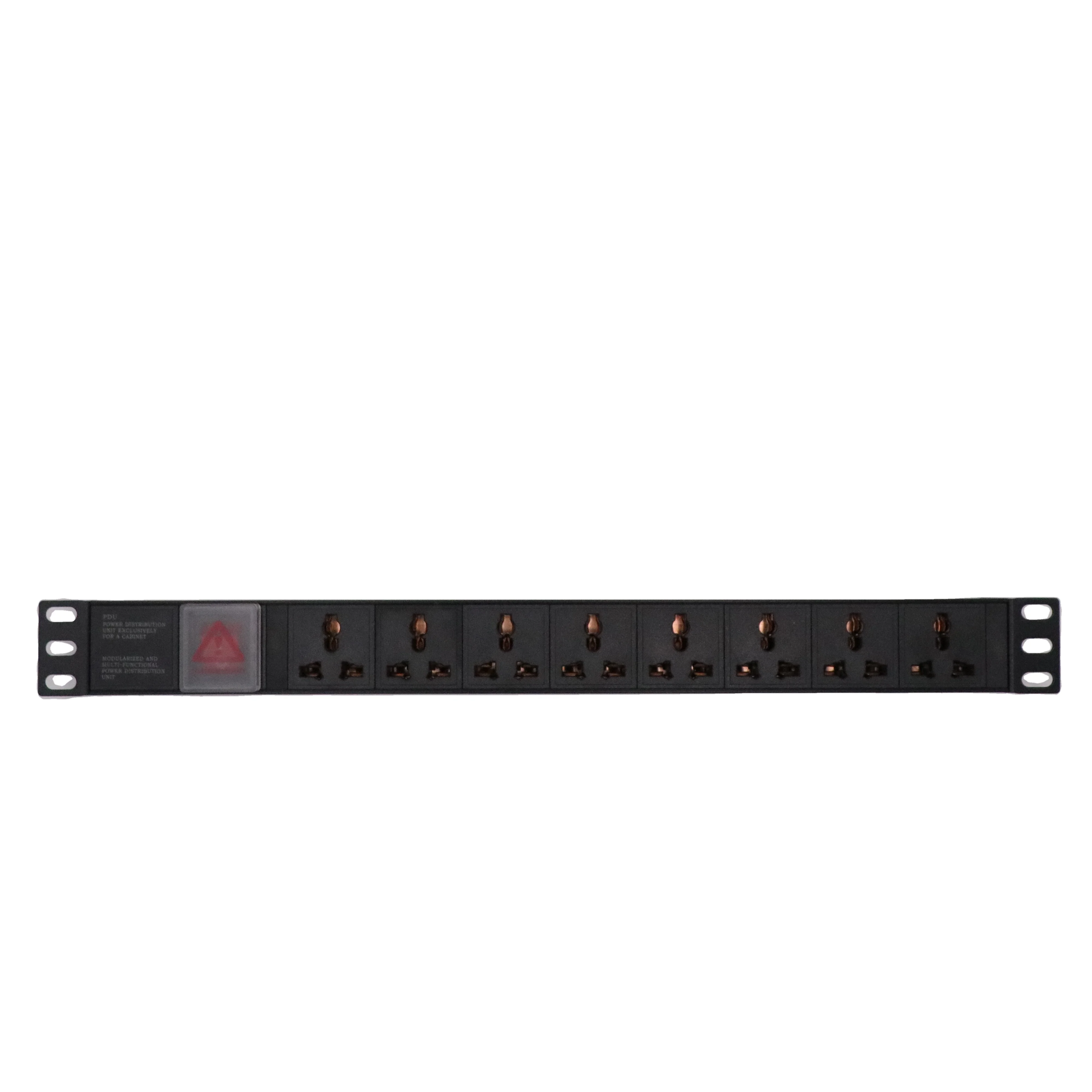 1u 19" 8 Ways Universal Rack Pdu - Buy Pdu For Rack 42 pdu Rack pdu ...