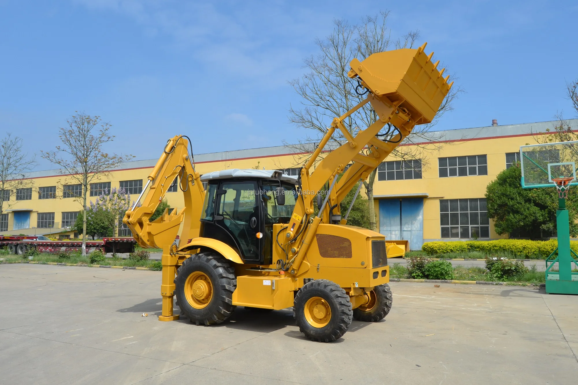 Backhoe Loader Th388 China Beautiful Design Backhoe Excavator Loader 4 ...