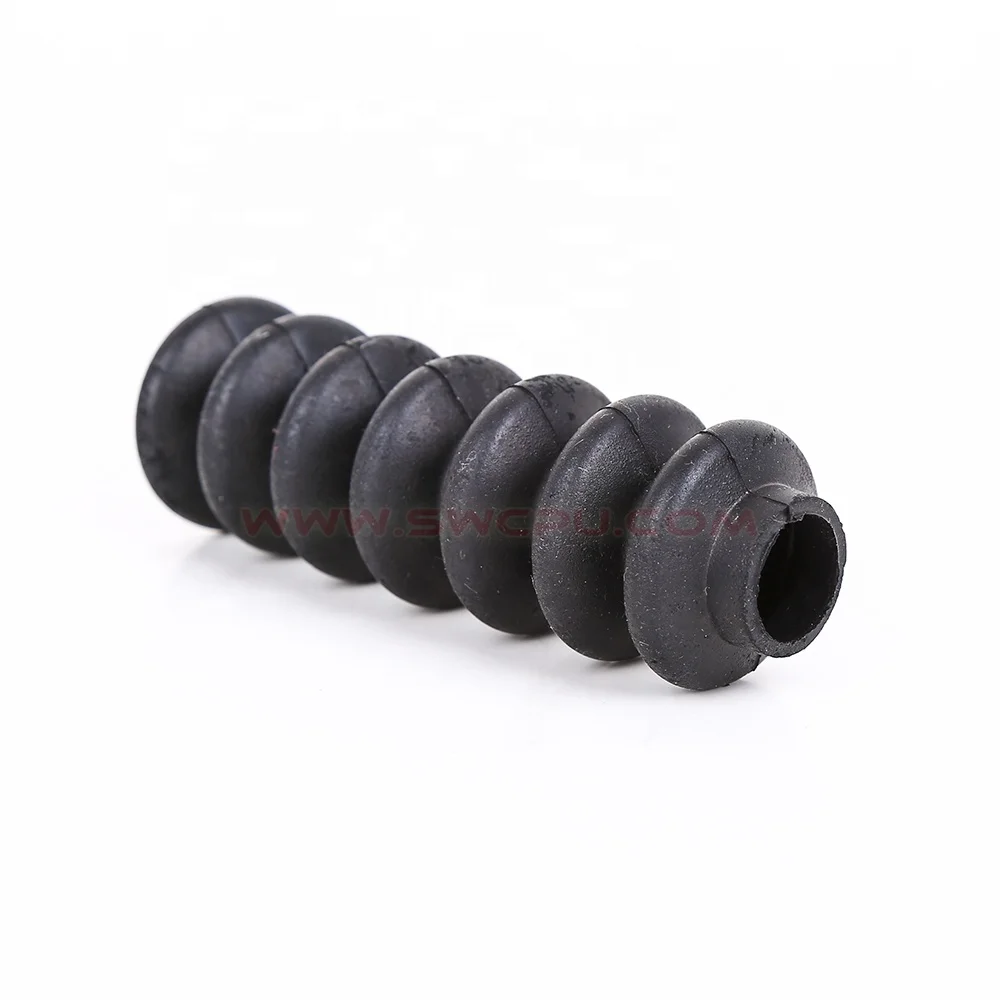 Custom Expansion Flange Silicone Soft Corrugated Small Rubber Bellow ...