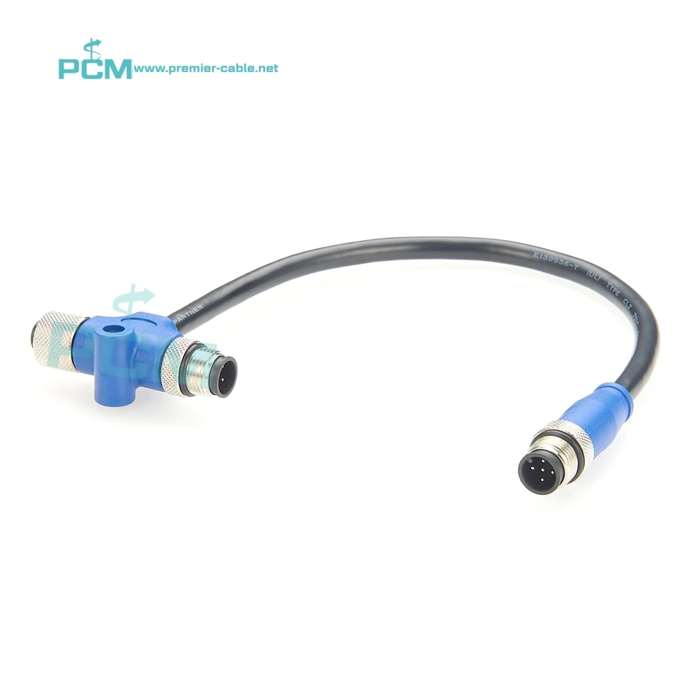 Drop Cable Tee Connector to M12 5Pin Male for DeviceNet CANbus| Alibaba.com