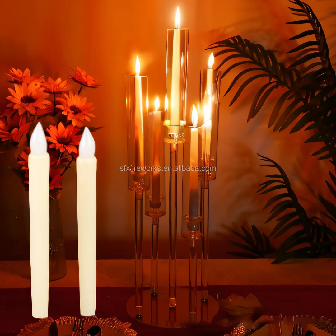 Wholesale AA Battery Powered Flameless LED Candles for Weddings