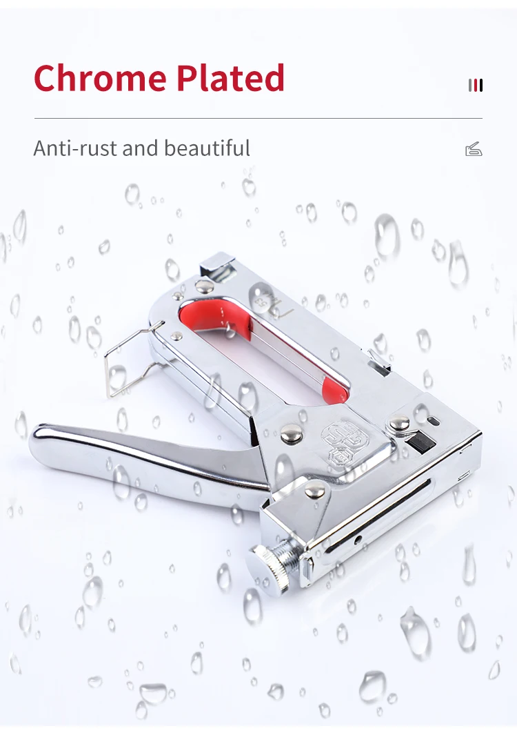 Heavy Duty A3 Steel Manual Gs Staple Adjustable 4-14mm U-shape Nail Gun ...