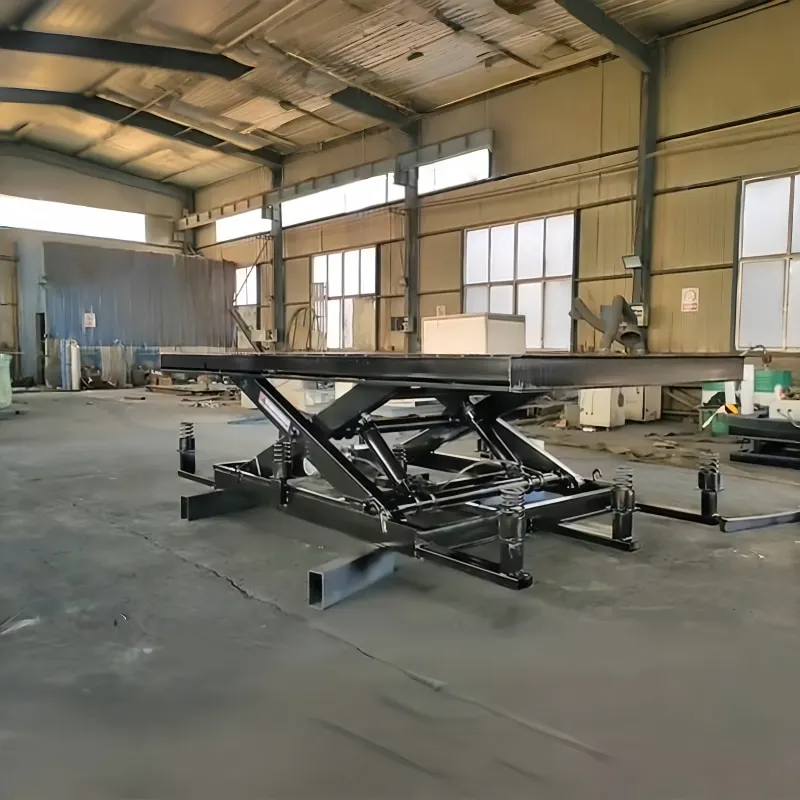 Auto Revolving Lift Stage - Hydraulic Display Solution