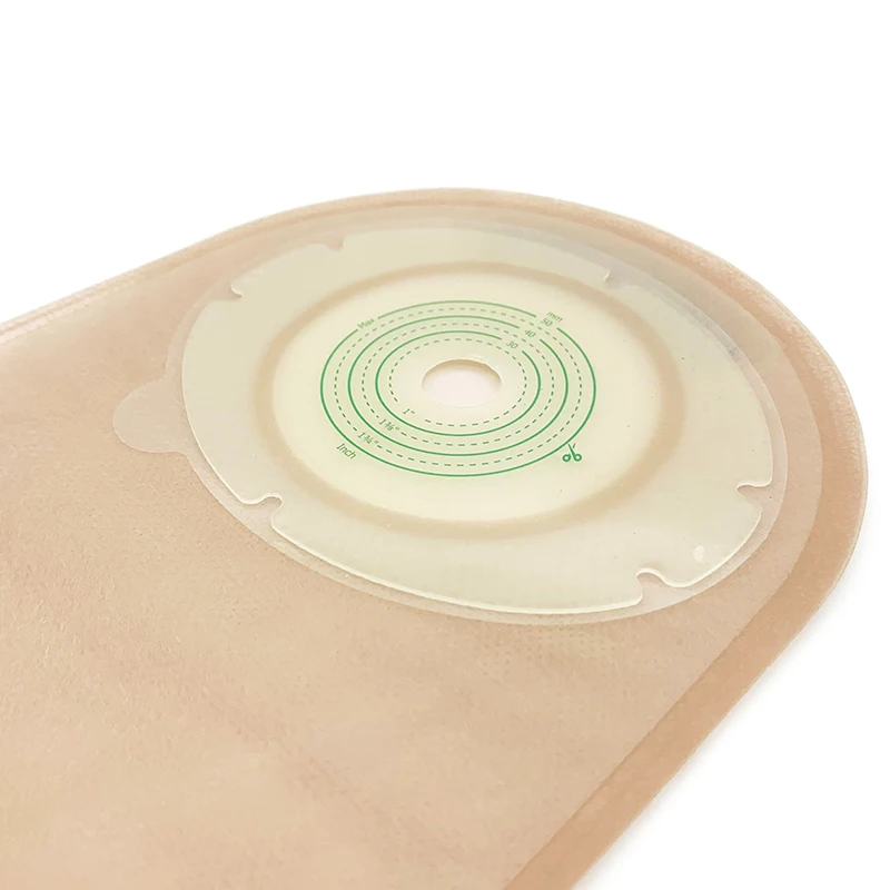 Ostomy One Piece Ostomy Bag For 50mm Hook And Loop Fasteners Colostomy ...