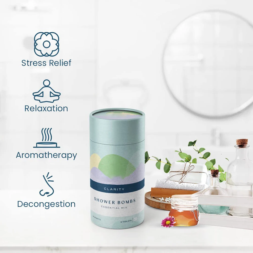 Custom Canister Packing - 6 30g Tablets Shower Steamer