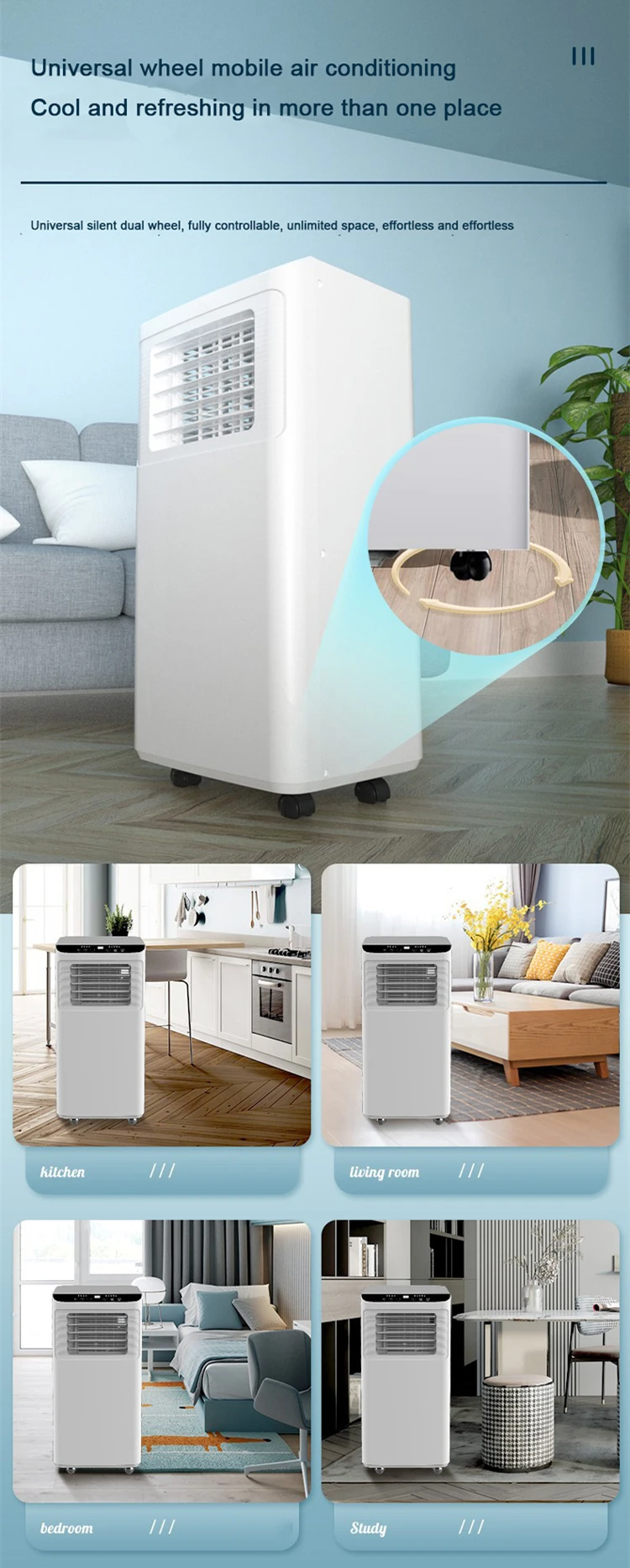 5000-9000 BTU Intelligence Airconditioner Mobile Air Conditioners House ...