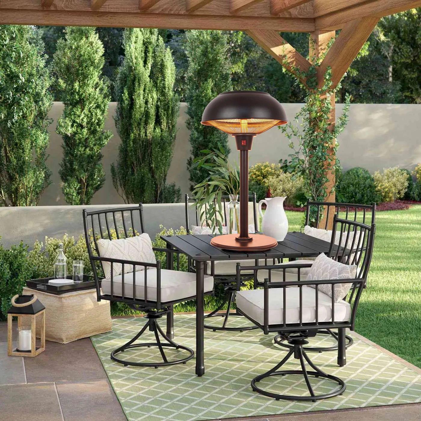 Outdoor Electric Patio Heater,Tabletop Heater,Infrared Heater,Portable ...