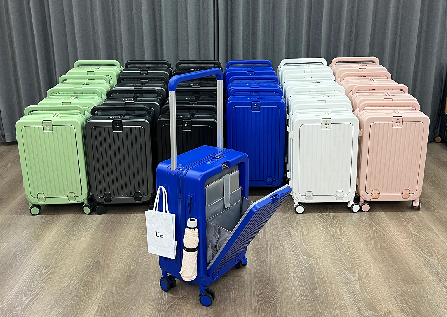 2024 Smart Luggage - Waterproof Trolley with USB Port