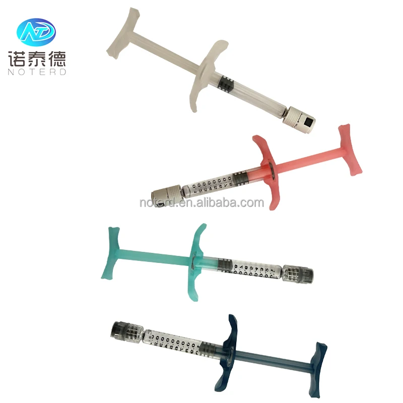 Colorful Backstop Plastic Plunger Rod 1ml Syringe