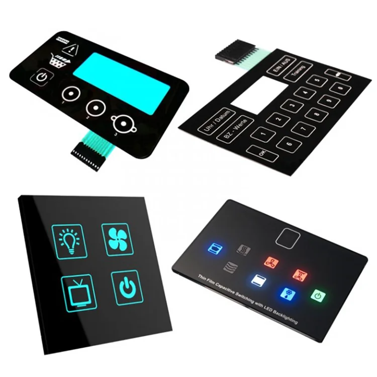 Smart Electronic Capacitive Touch Botton Acrylic Control Panel PC ...