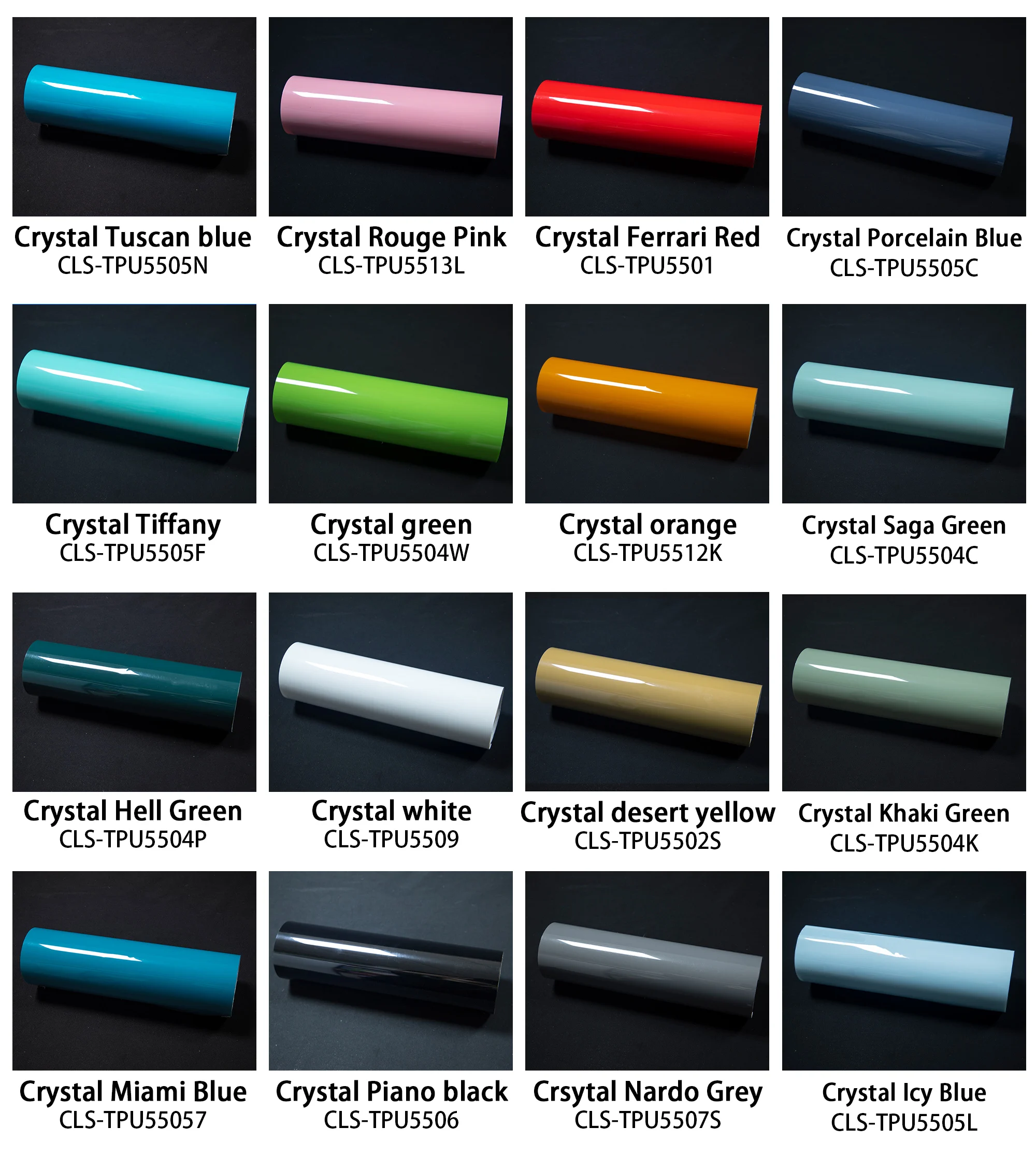 Carlas Third Generation Tpu Car Color Change Film Self-adhesive Vinyl ...