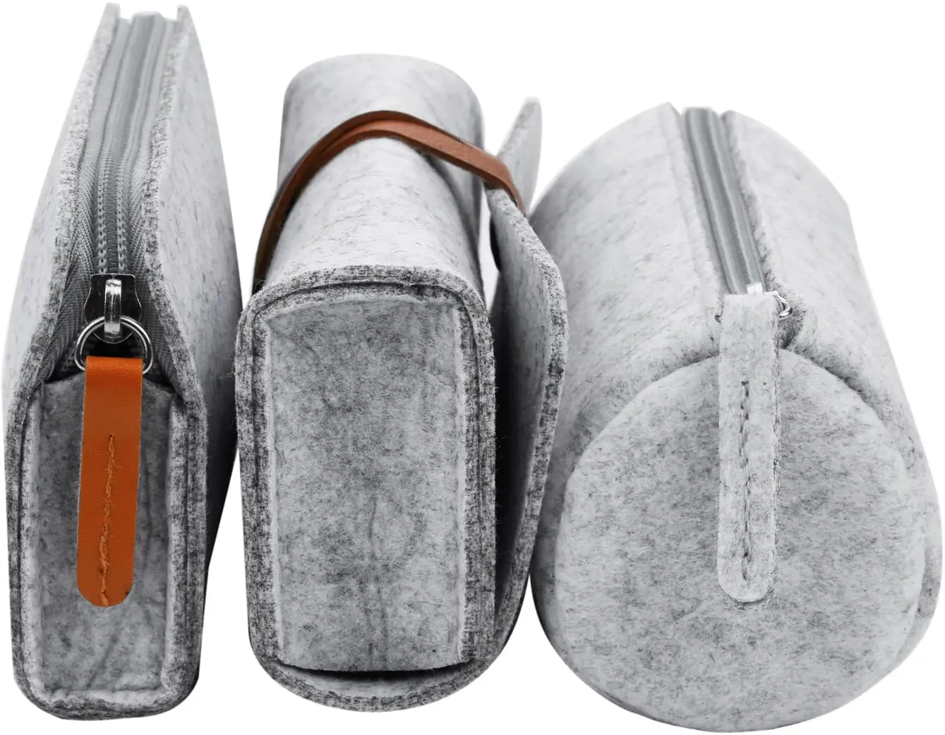 Fashion High Quality Stationery Felt Pencil Bag Pen Pouch With Zipper ...