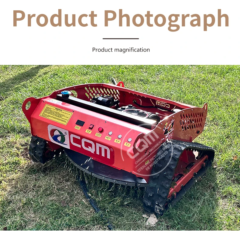 Hot Crawler Robot Gasoline Self Propelled Garden Lawn Mower
