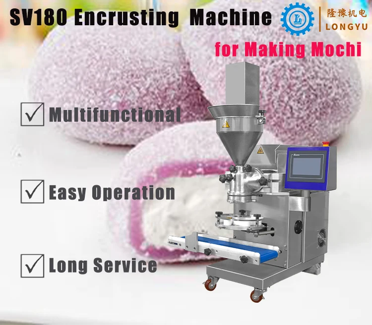 Golden Supplier Automatic Japanese Daifuku Machine Mochi Encrusting ...
